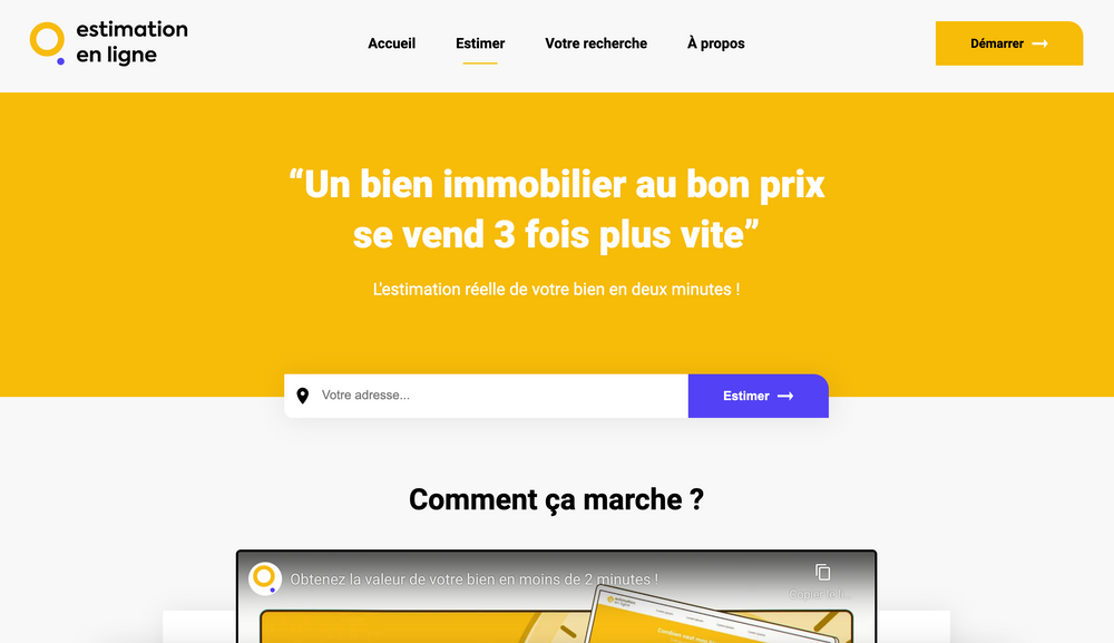 Estimation immobilière en ligne et gratuite - Agence.immo